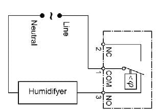 Miniature mechanical humidistat module, for incorporation. 30-100% ...