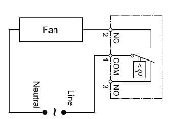 Miniature mechanical humidistat module, for incorporation. 30-100% ...