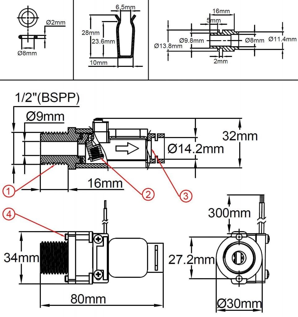 Flap type flow switches – JPC France