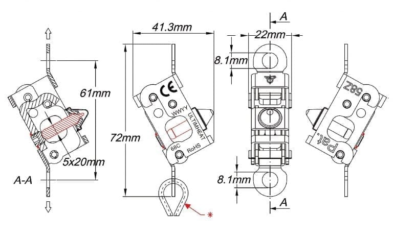 Copper fusible links with eutectic alloys, for medium loads – JPC France