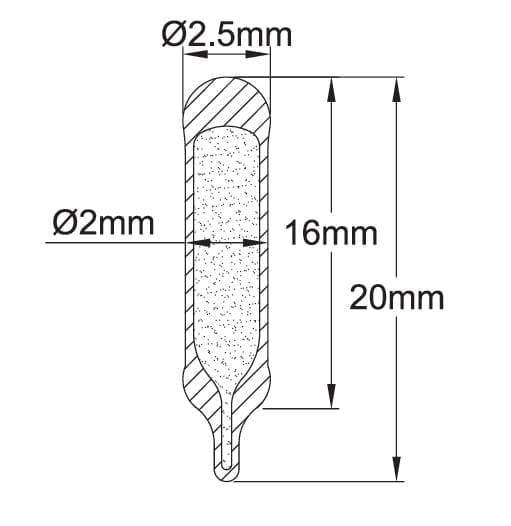Breakable glass bulb fire detection link, miniature type – JPC France